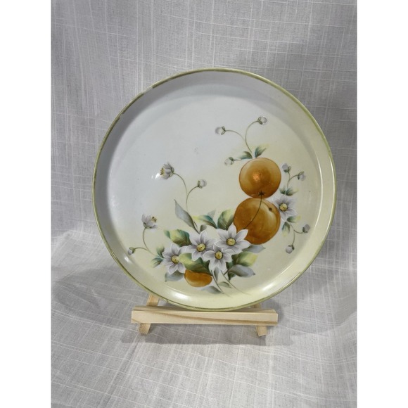 Nippon | Dining | Nippon Hand Painted Plate Vintage Gold Trim Oranges ...